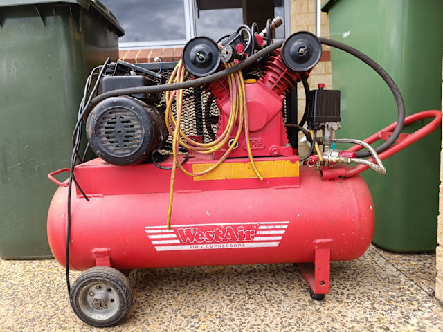 West Air Single Phase 1.65Kw air compressor 70l - Power Tools in ...