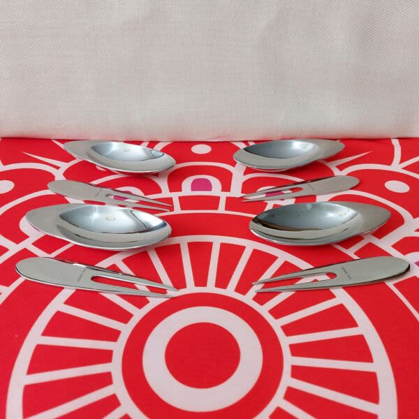 Gense Sweden Appetize Stainless Steel 8 Piece Fork & Spoon Set ...