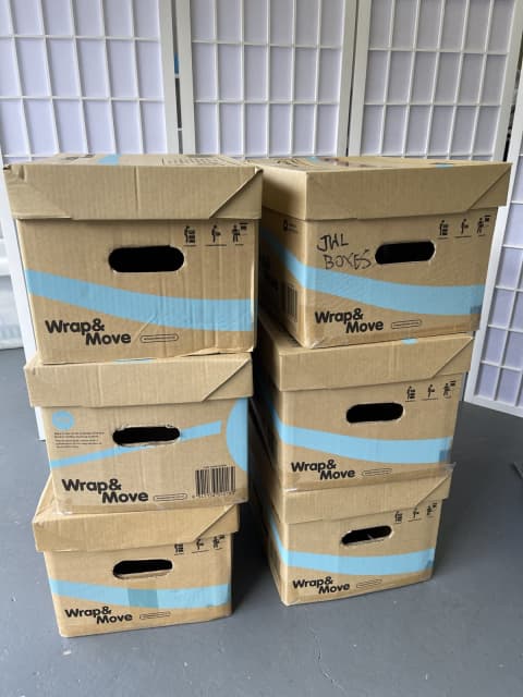 10 Packing Boxes Cartons for Moving House or Archive Storage ...