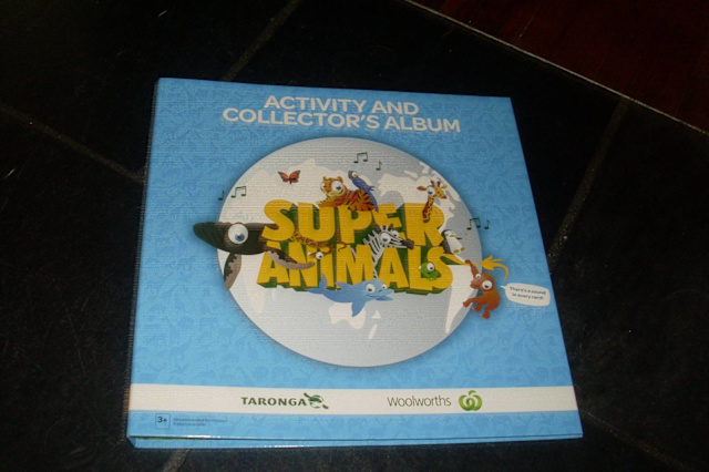 Woolworths Super Animals Activity & Collectors Album 42 Cards ...