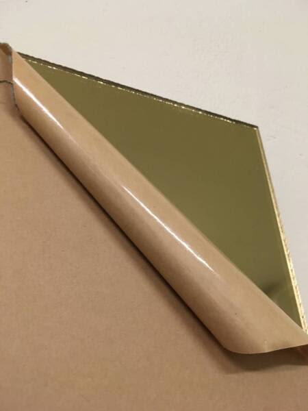 GOLD MIRROR 3mm 600 X 400mm Acrylic Perspex Sheet Panel - SALE ...