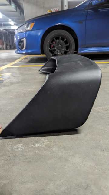 Lancer ralliart Spoiler black Mitsubishi large | Auto Body parts ...