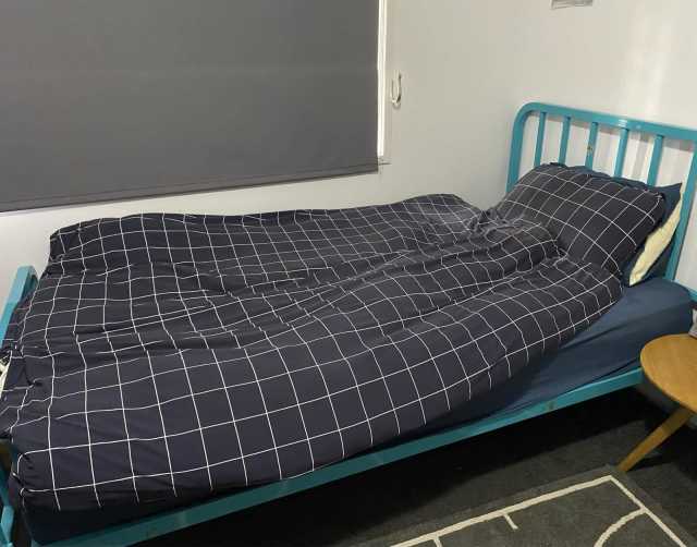 King single aqua bed frame - Beds in Carrara QLD | Gumtree Australia