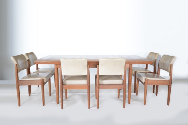 Vintage Chiswell Teak Dining Table. 1960’s Danish Chairs Suite. Retro ...