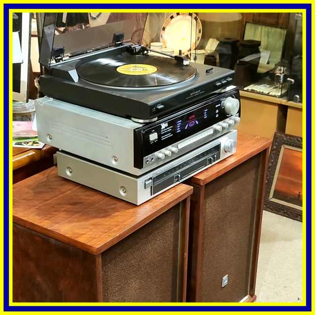 RETRO HI-FI Stereo RECORD PLAYER Turntable Stereogram with BLUETOOTH ...