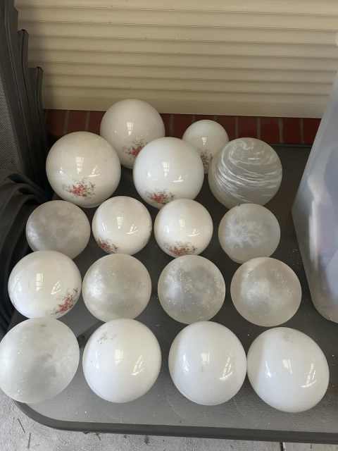 Glass Opal light covers to replace your broken ones. - Ceiling Lights ...