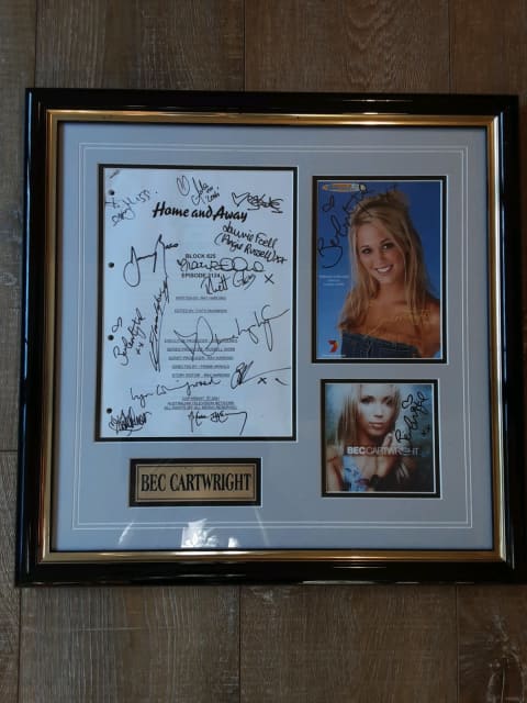 HOME AND AWAY SIGNED SCRIPT! BEC CARTWRIGHT/HEWITT! - Other Antiques ...