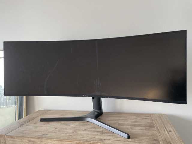 Broken!! Samsung 43 CJ89 Super Ultra-wide Curved Monitor - Monitors in ...