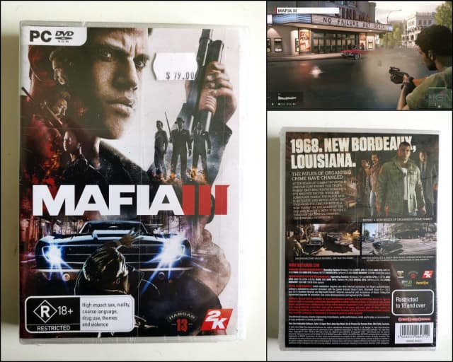 Brand New Genuine Sealed Mafia III 3 PC DVD Game (2016) | Video Games ...