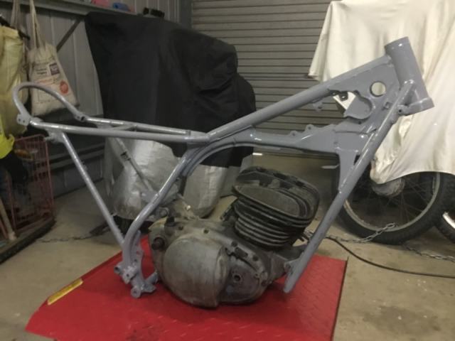 Yamaha Ty250 twin shock trials bike engine and frame only. | Motorcycle ...