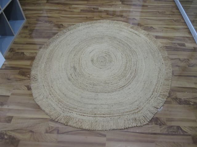 Round Textured Jute Rug 150cm | Rugs & Carpets | Gumtree Australia ...