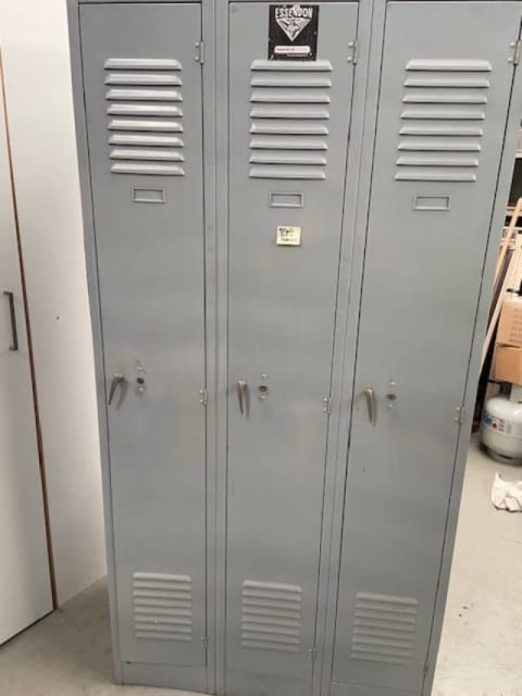 Triple Locker Cabinet Brownbuilt Brand 900m wide - Cabinets in ...