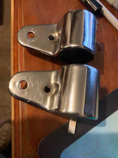 Headlight Bracket x 2 Yamaha T500 TY250 TY175 | Motorcycle & Scooter ...