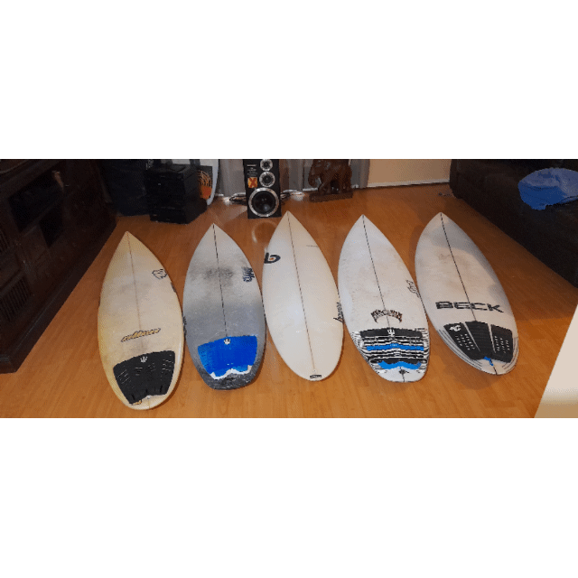 Thruster surfboards Mahem- DHD -Beck -Bourbon indo gun-Mad dog ...