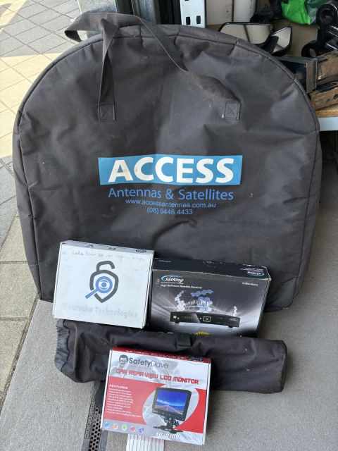 SATELLITE DISH BUNDLE | Caravan & Campervan Accessories | Gumtree ...