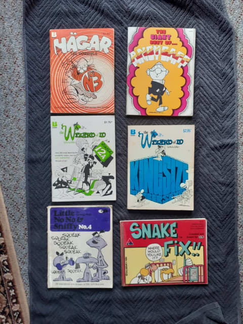 Rare Vintage Comics-Hagar-Wizard of Id-Andy Capp-Little Nono & Sniffy ...