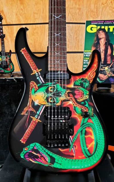 As New - ESP MIJ Skulls & Snakes George Lynch Signature Model - Guitars ...