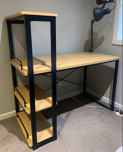 Officeworks Side Shelf Desk - Desks in Point Cook VIC | Gumtree Australia