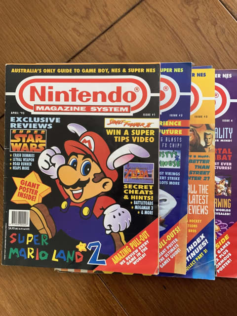 1993 Nintendo Magazine System Issues 1,2,3&4 | Nintendo | Gumtree ...