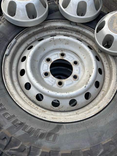 X4 6 stud wheels and tyres 245-70-16 | Wheels, Tyres & Rims | Gumtree ...