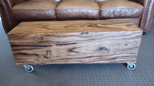 Bespoke solid Marri beam coffee table / TV console / Bench | Coffee ...