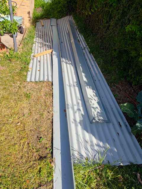 Leftover Colorbond Windspray Steel Roof Sheeting - Building Materials ...