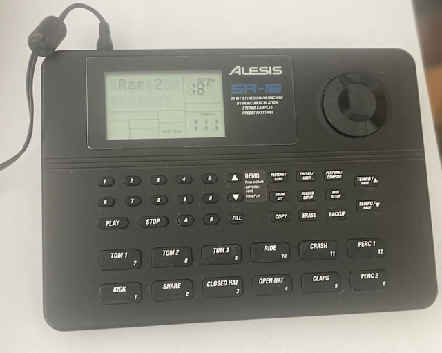 Alesis SR-16 Drum Machine. Hardly used, power supply included ...