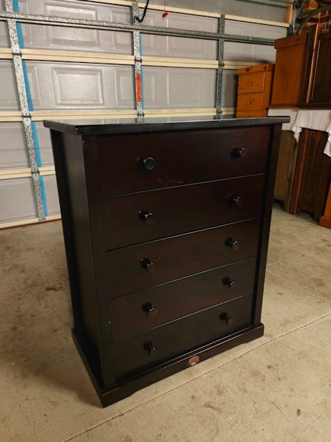 Boori Country Collection 5 drawers tallboy metal runner can deliver ...