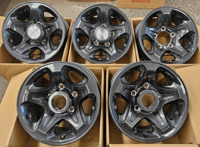 5x 16 Genuine 79 Series Landcruiser Wheels Suit 79 76 75 70- 16x7 5/1 ...
