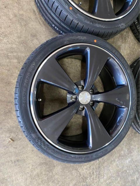 New 20 Dark argent grey style wheels and Kumho Tyres fits ford fpv gt ...