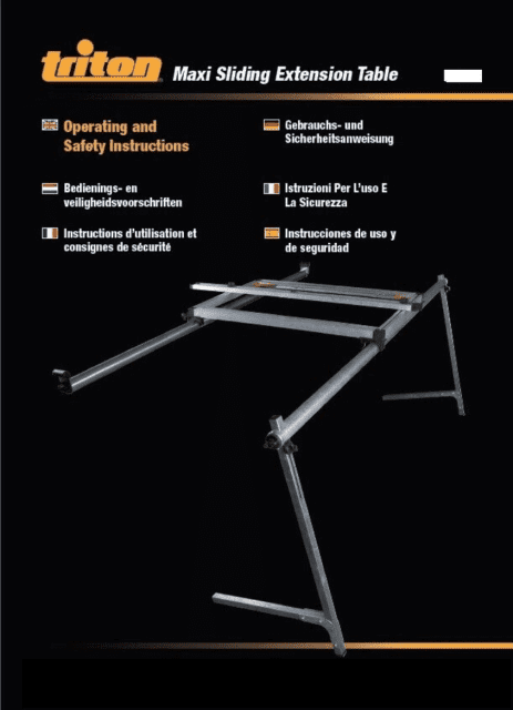 Triton Maxi Sliding Extension Table ETA200a - Power Tools in Balwyn ...