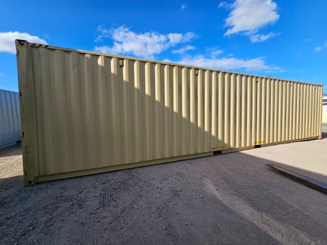 40ft Light Ivory Single Use High Cube Shipping Containers - Brisbane ...