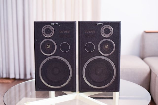 Vintage SONY SS-D102 3 Way Speakers - Made in Japan - Beautiful Sound ...