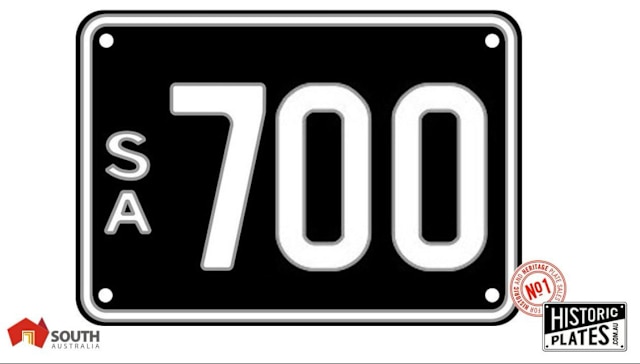 SA 700 Historic Heritage numeric number plate for auction | Other Parts ...
