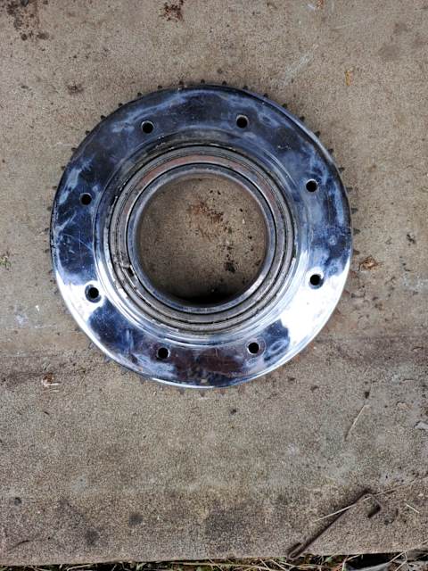 Triumph rear brake drum sprung hub good bearing | Motorcycle & Scooter ...