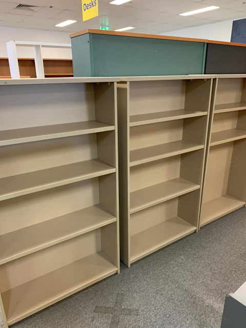 Timber Bookcase 30D x 90W x 150H - Office Furniture (Virginia ...