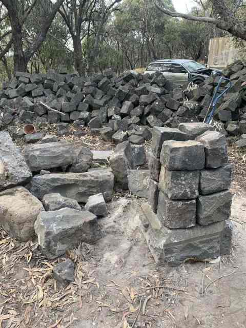 Bluestone Large Uniform Shape 1,000’s available | Fencing & Gates ...