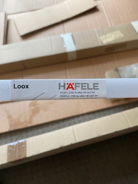 NEW Hafele LOOX LED Light Extrusion 28p x 2.5m = $150 the lot - Other ...