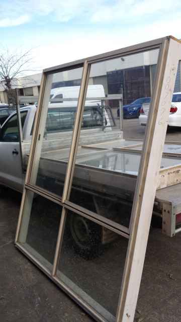 Aluminium Sliding Window 1800W x 2100H Primrose Paperbark, Good Cond ...