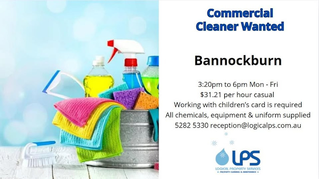 Commercial Cleaning Assistant(BANNOCKBURN) | Cleaner & Housekeeper ...