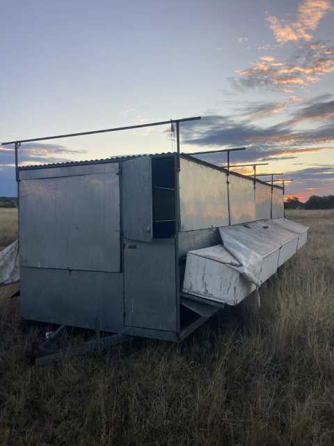 Chicken caravan trailer ska avio nesting boxes | Other Farming Vehicles ...