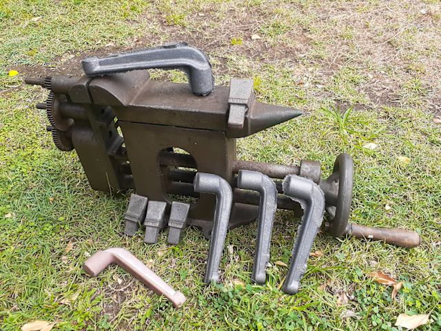 STEWART HANDY WORKER VICE ANVIL HANDLE ACCESSORY SWAGE BLACKSMITH TOOL ...