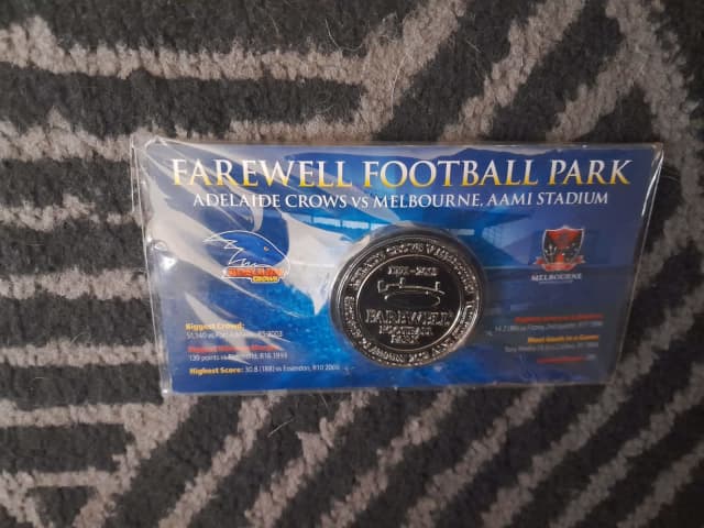 Farewell to Football Park Adelaide Crows AFL Pin/Coin | Other Sports ...