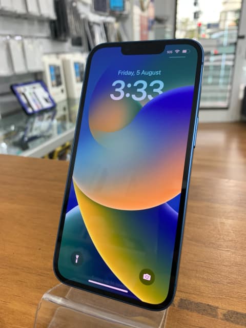 APPLE IPHONE 13 256GB BLUE BATTERY 89% WITH WARRANTY AND RECEIPT ...