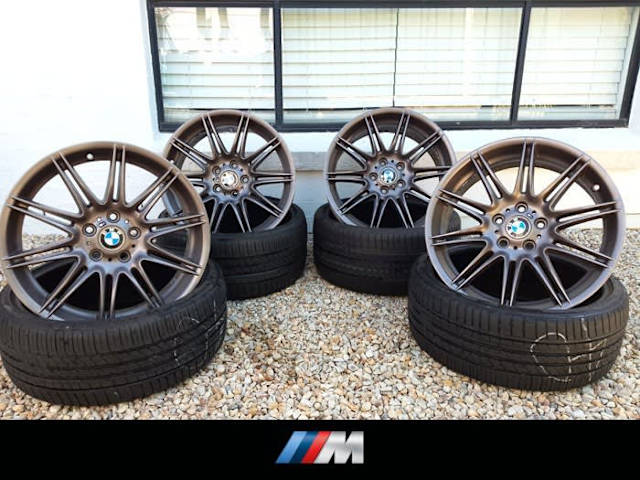 Genuine BMW ///M Style 225 Staggered Wheels + Tires - Full Set | Wheels ...