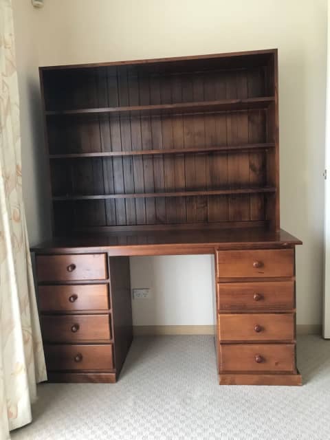 Study Desk with removable front shelves for books | Desks | Gumtree ...
