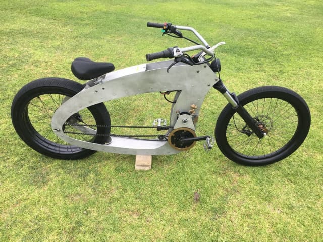 One Off Full Custom High Powered Cyclone mid drive Electric Bike - Men ...
