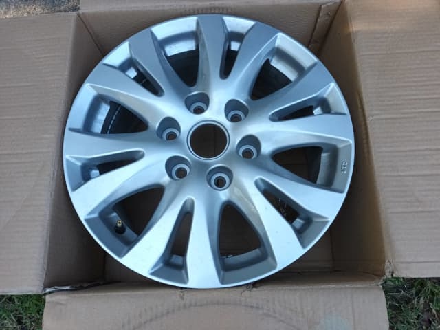 2 x Genuine MAZDA Alloy Wheels 17 x 8J 55 plus spare steel rim | Wheels ...