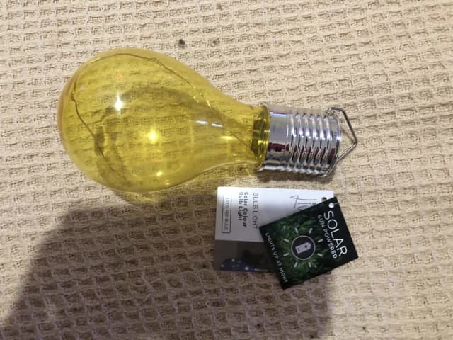 Led Light Bulb Solar Powered | Outdoor Lighting | Gumtree Australia Tea ...