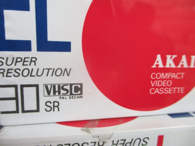 VHSC VIDEO CAMERA TAPES AKAI EC30SR SUPER RESOLUTION NOS - Video Camera ...